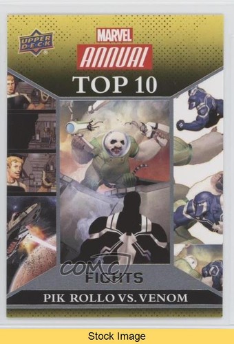 2016 Upper Deck Marvel Annual Top 10 Fights Pik Rollo Venom Symbiote ...