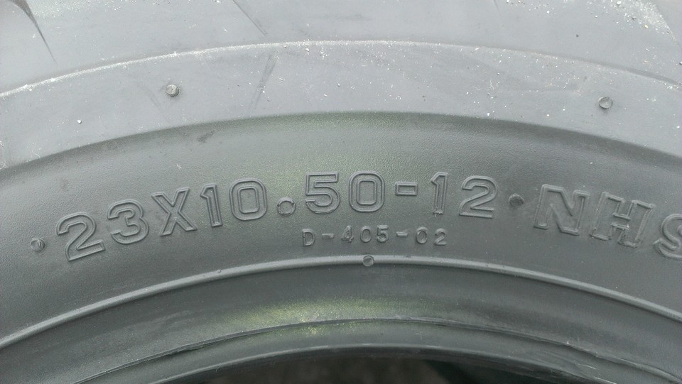 2 - 23X9.50-12 Deestone D405 4P Super Lug Tires AG DS5245 FREE SHIP ...