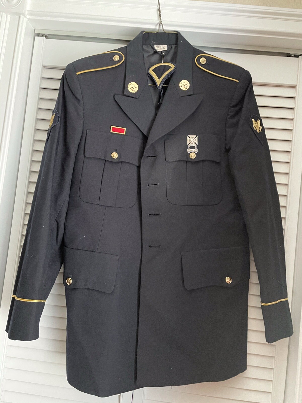 US Army Blue 450 Poly/Wool DeRossi Dress Uniform Jack… - Gem
