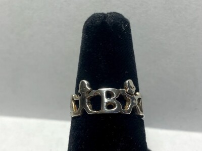 .925 Sterling Silver ABC Alphabet Ring * | eBay