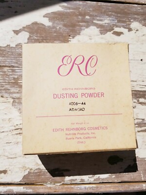 VINTAGE Edith Rehnborg ADAGIO 1970-80s Dusting Powder Nutrilite ...