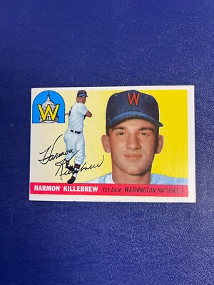 1955 Topps Harmon Killebrew #124 Washington Senators Rookie RC HOF (a ...