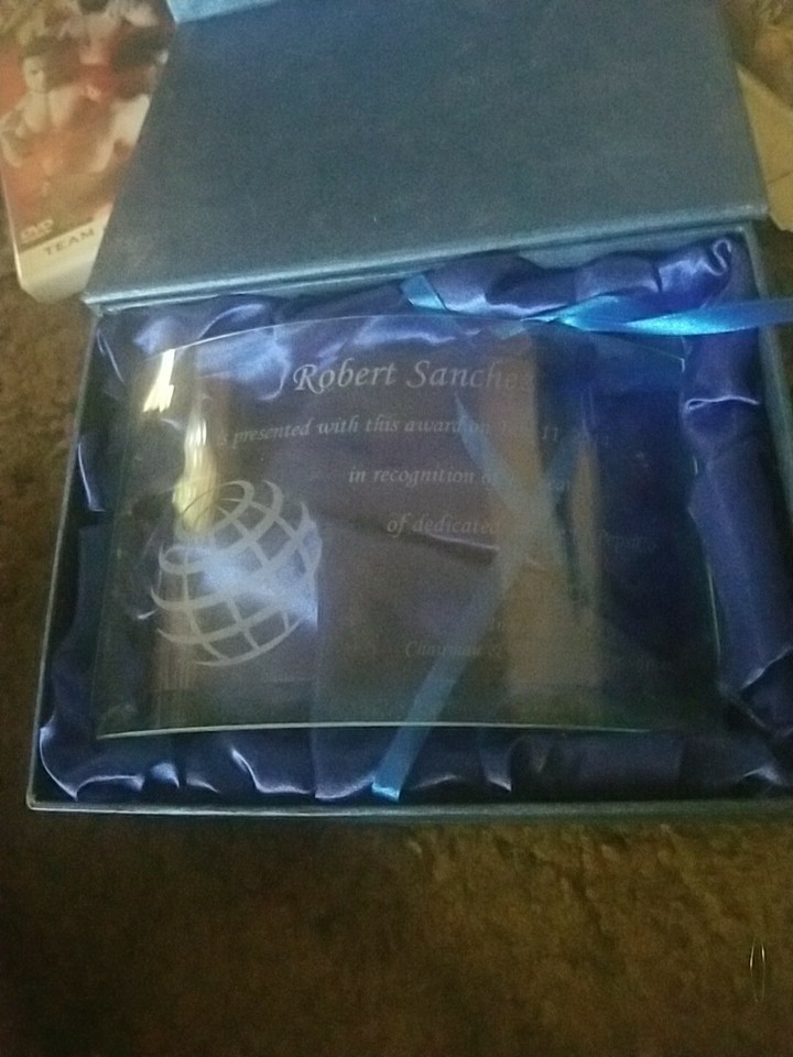 PepsiCo Employee Glass Recognition Award With PepsiCo Box | eBay