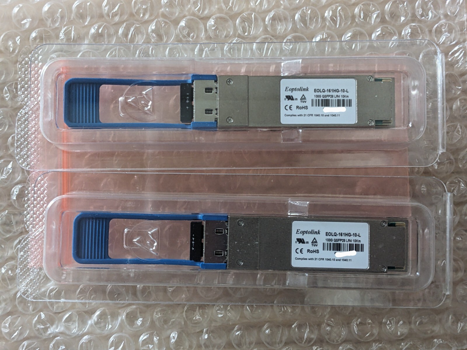 Eoptolink EOLQ-161HG-10-L 100G QSFP28 LR4 10KM TRANSCEIVER MODULE | eBay