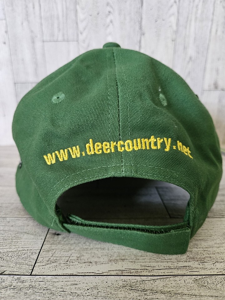John Deere Baseball Cap Hat Adhesive Strip/One Size -RN# 114640 Green ...