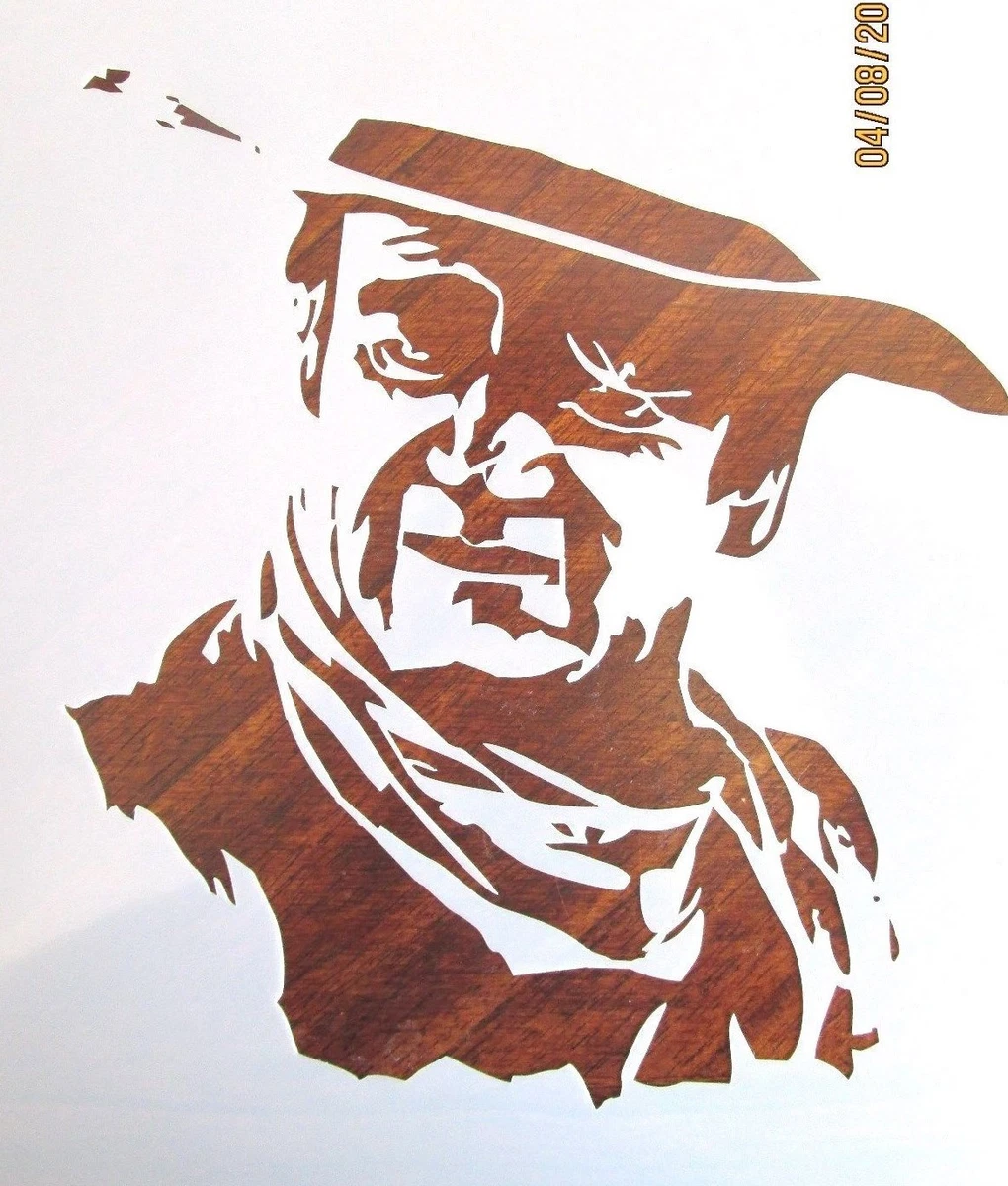 John Wayne Stencil
