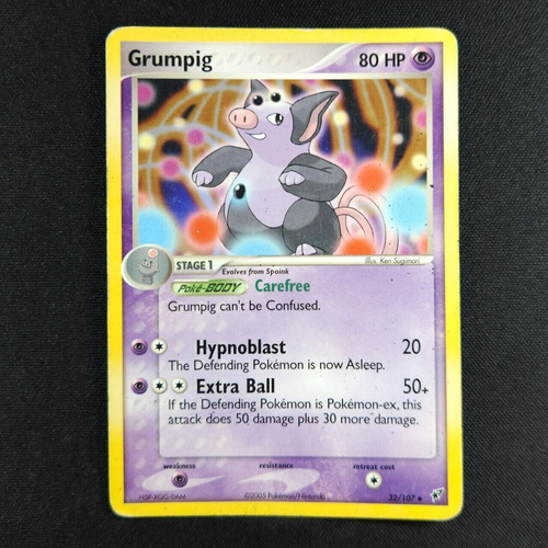 Grumpig 32/107 - Deoxys - MP - Pokemon Card | eBay