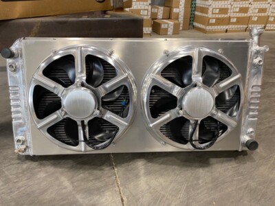 ECP RADIATOR 95-98 TRUCK ALUMINUM RADIATOR - 40" WIDE - DUAL 16" FANS ...