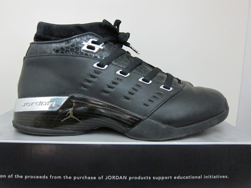 2002 Air Jordan 17 OG Low Black/Chrome (w/ Shoe Bags) 303891004 - Men's ...