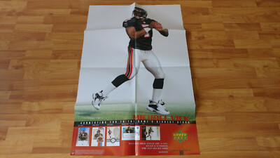 Upper Deck Michael Vick Atlanta Falcons Advertising Poster 24x38 | eBay