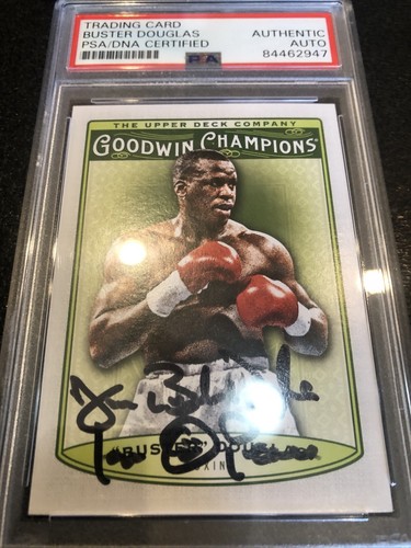 2019 UD GOODWIN CHAMP BUSTER DOUGLAS SIGNED CARD PSA DNA AUTOGRAPH ...