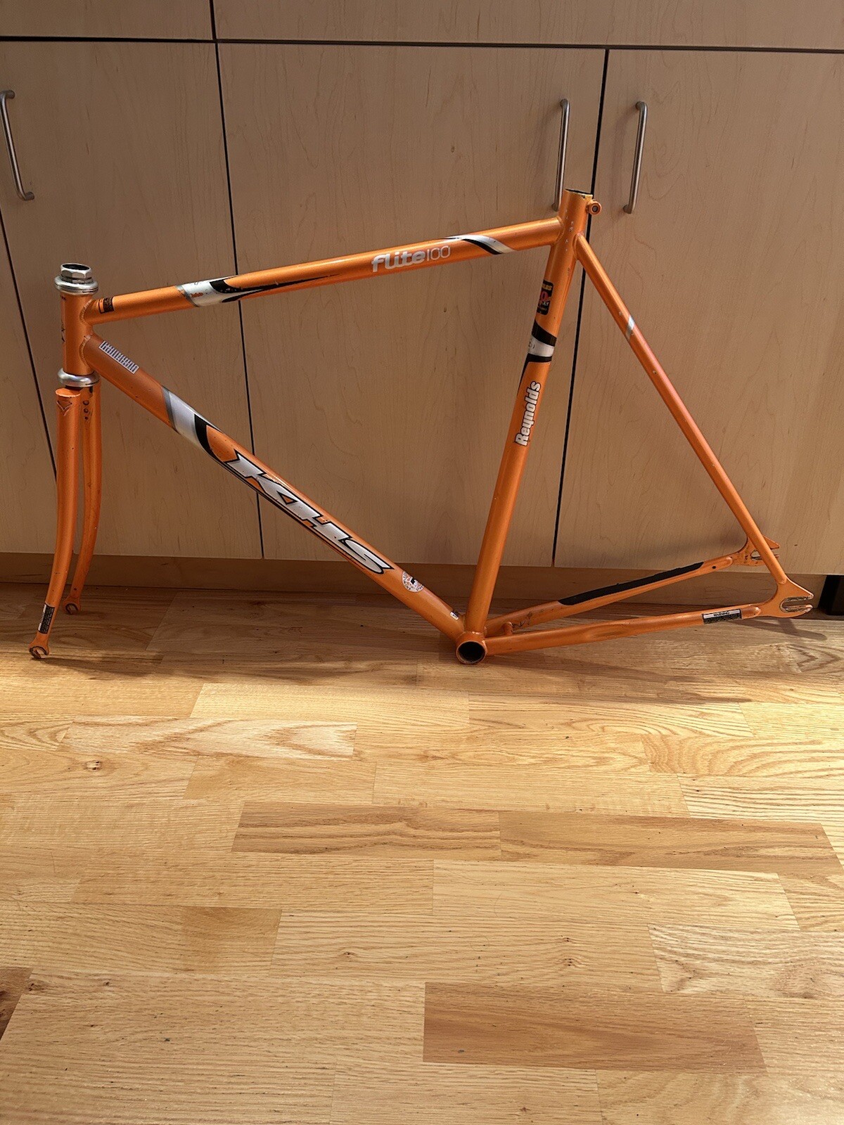 Khs Flite 100 2001 Aero Track Pursuit Fixed Gear Track Frameset Pista NJS MASH | eBay