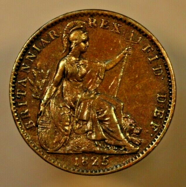 Great Britain 1825 Farthing A053 | eBay