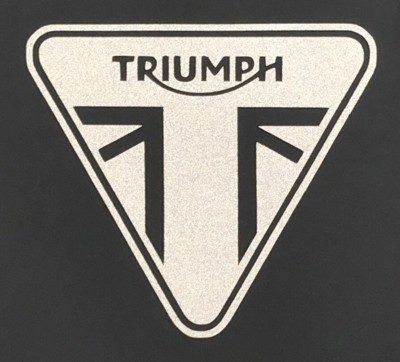 1 X Triumph Vinyl Sticker Decal Reflective/ red/ blue/ White/ Bike ...