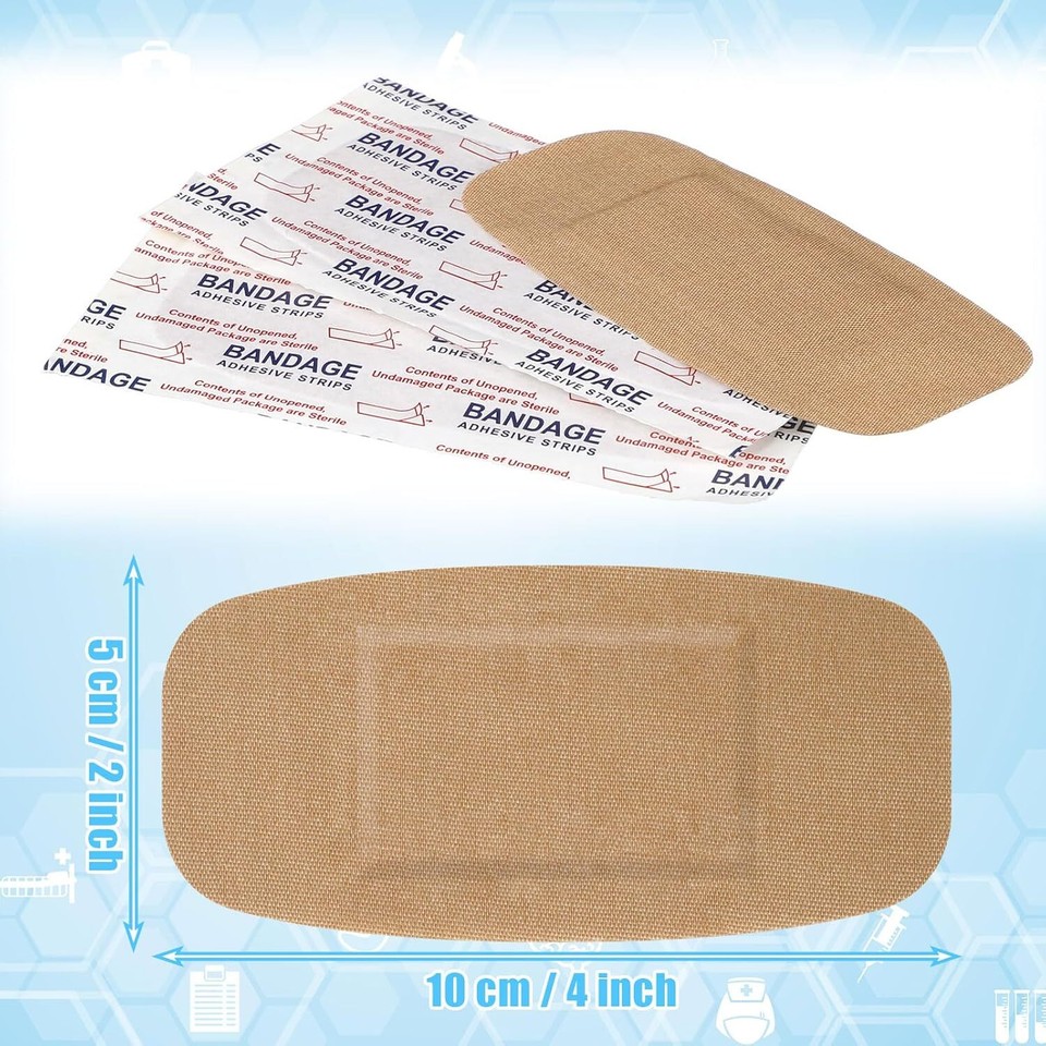 Sinmoe 600 Pcs Large Bandages Bulk Big Flexible Adhesive Wound Care ...