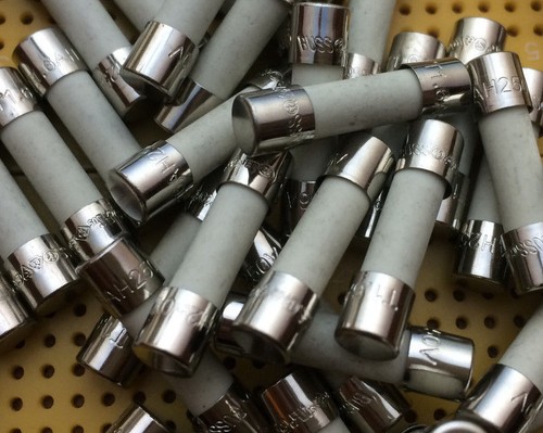 1.6A 250V Fuse 5 x 20mm Anti Surge Slow Blow Ceramic Cartridge Bussmann ...