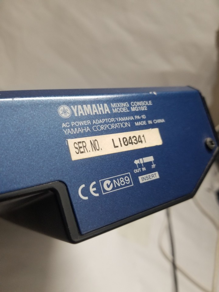 Yamaha MG10/2 Mixing Console Blue in color Multi Channel Mixer. Read ...