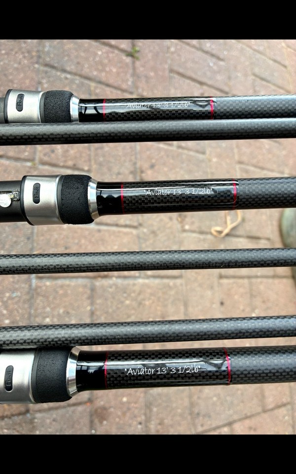 Harrison Aviator Plus carp rods. 13ft 3.5lb x 3 | eBay UK