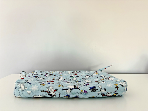 Vera Bradley Peanuts NWT Large Hipster SKI JUMP SNOOPY WINTER SKY ...