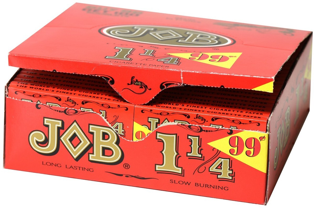 Job Rolling Papers Job Papers 1.25 Gummed 24 Books Of 24 Leaves