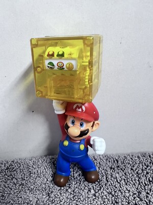 Super Mario Bros Punching Power Up Block Figure McDonalds Happy Meal ...