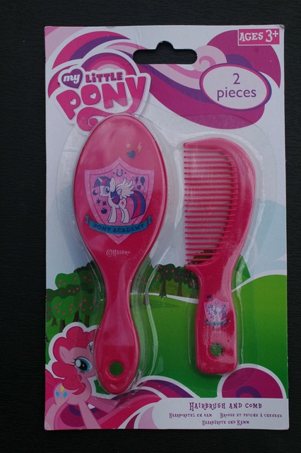My Little Pony 2 PC Pink Comb and Hairbrush Set Girls Toy Gift Official ...