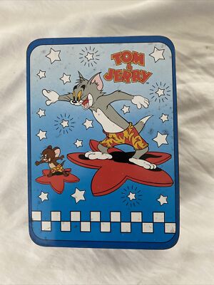 Vintage Tom & Jerry Metal Tin - 1989 - Turner Entertainment | eBay