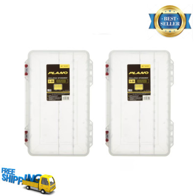 Plano Pro Latch Stowaway Large Clear Organizer Tackle Box, Large, Clear ...