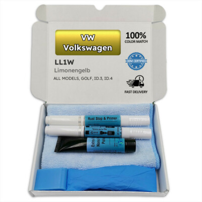 Lackstift für VW Volkswagen Gelb LIMONENGELB LL1W GOLF ID.3 ID.4 Stift ...