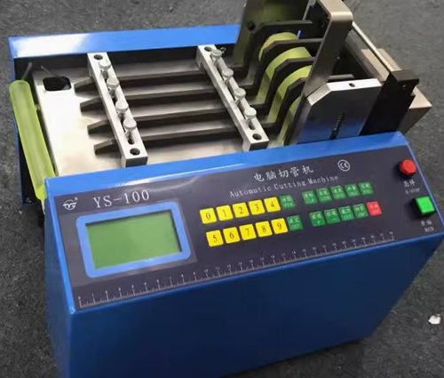 YS-100 Automatic Heat-shrink Tube Cable Pipe Cutter Cut Tube Machine ...