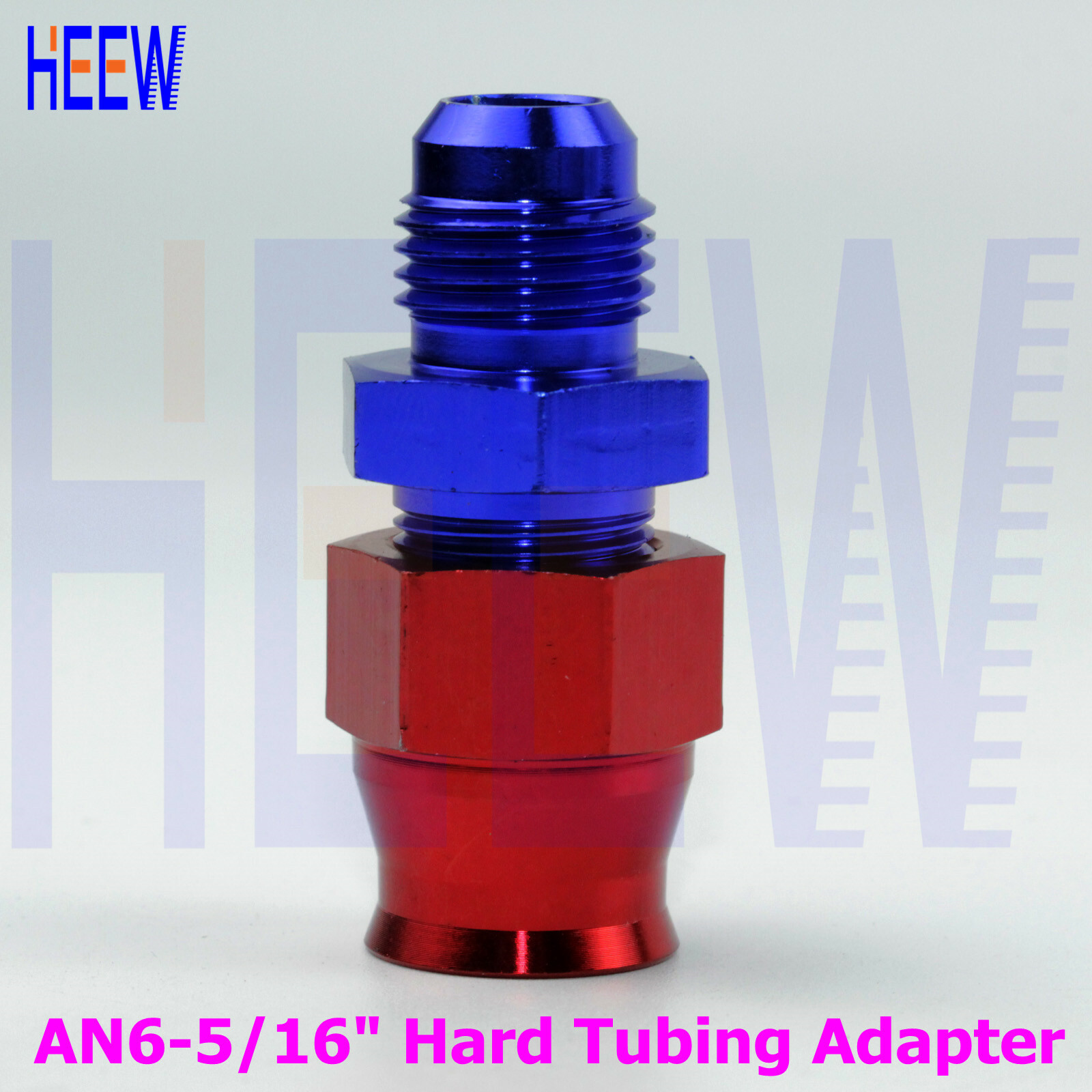 AN6 Male 6AN 6-AN to 3/8" Connect Tube HardLine Fitting end Tubing ...