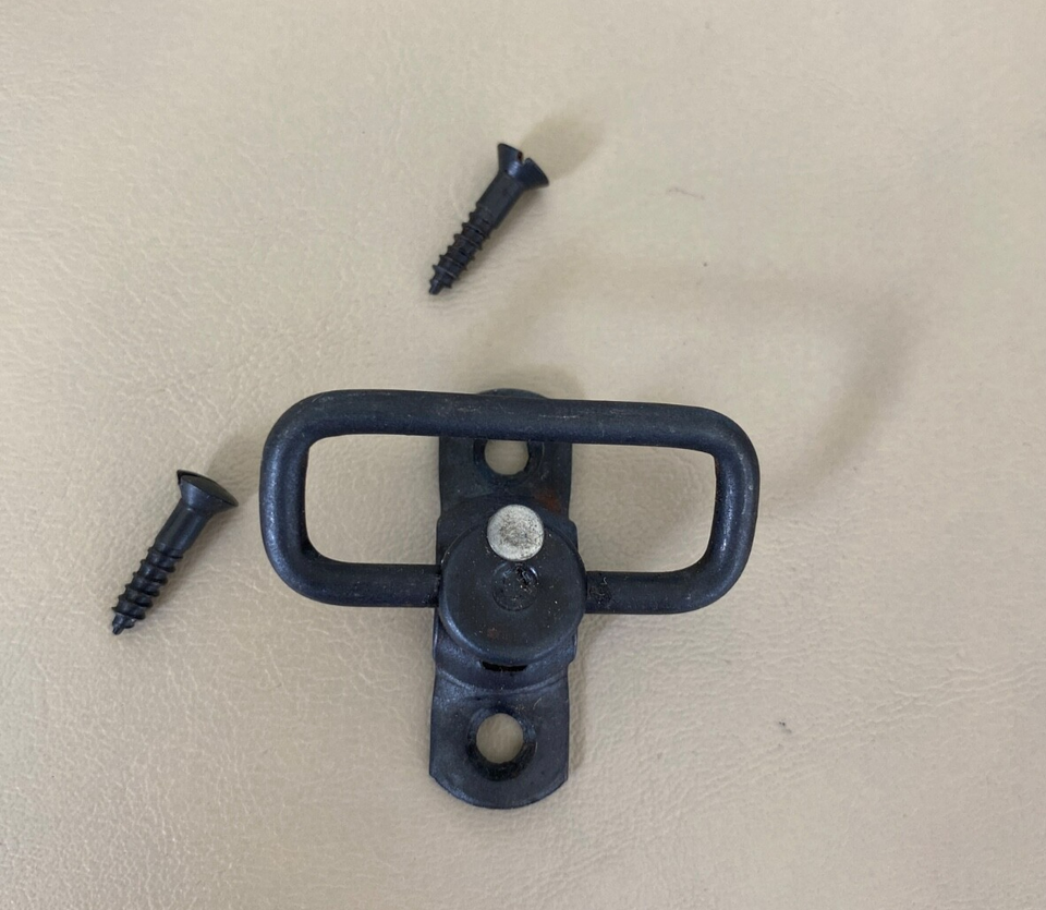 SIX VINTAGE MOSSBERG FIFLE SLING SWIVEL SETS W/BASE & SCREWS/QUICK ...