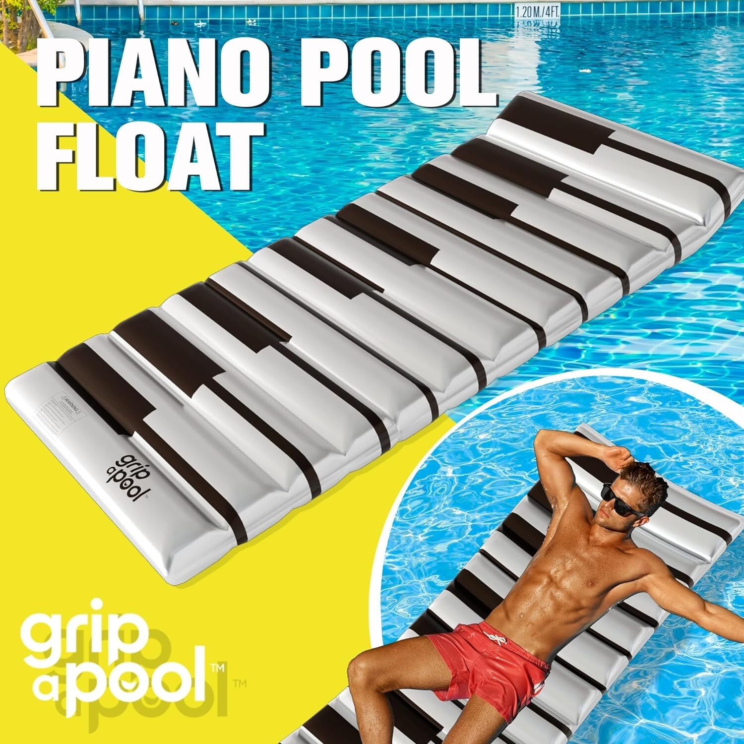 Pool Float Raft Lounger for Adults Floatie for Flat Laying Tanning ...