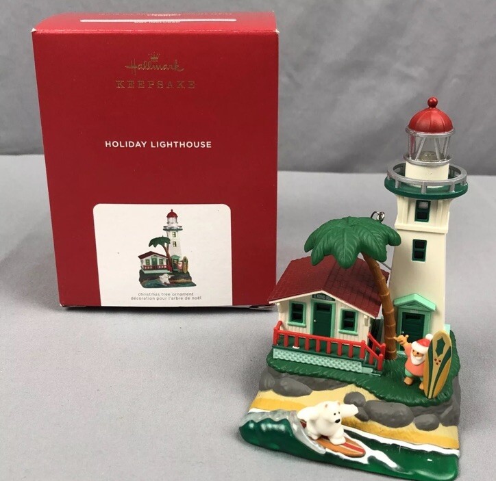 Hallmark Holiday Lighthouse Keepsake Ornament 10th In Series 2021 | eBay