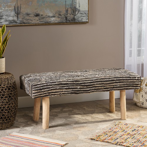 Carrera Handcrafted Boho Rectangular Bench | eBay