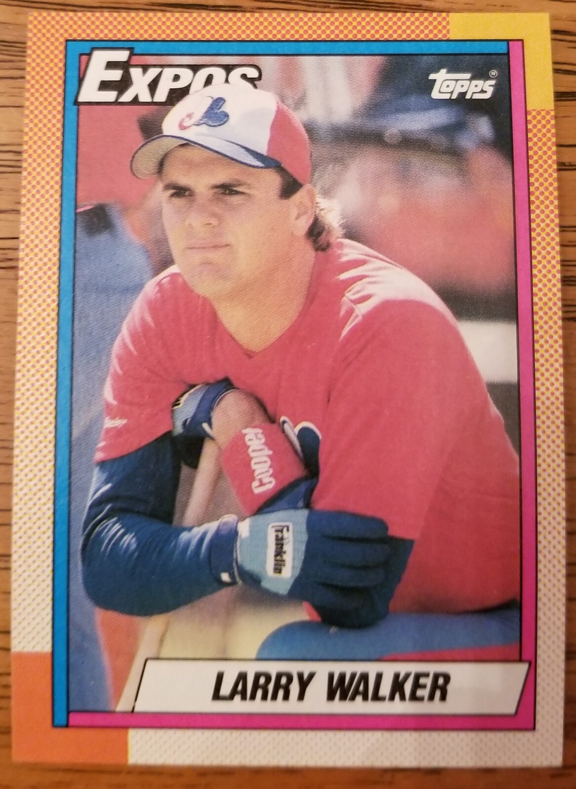Larry Walker Montreal Expos 1990 Topps Baseball Card #757 Mint | eBay