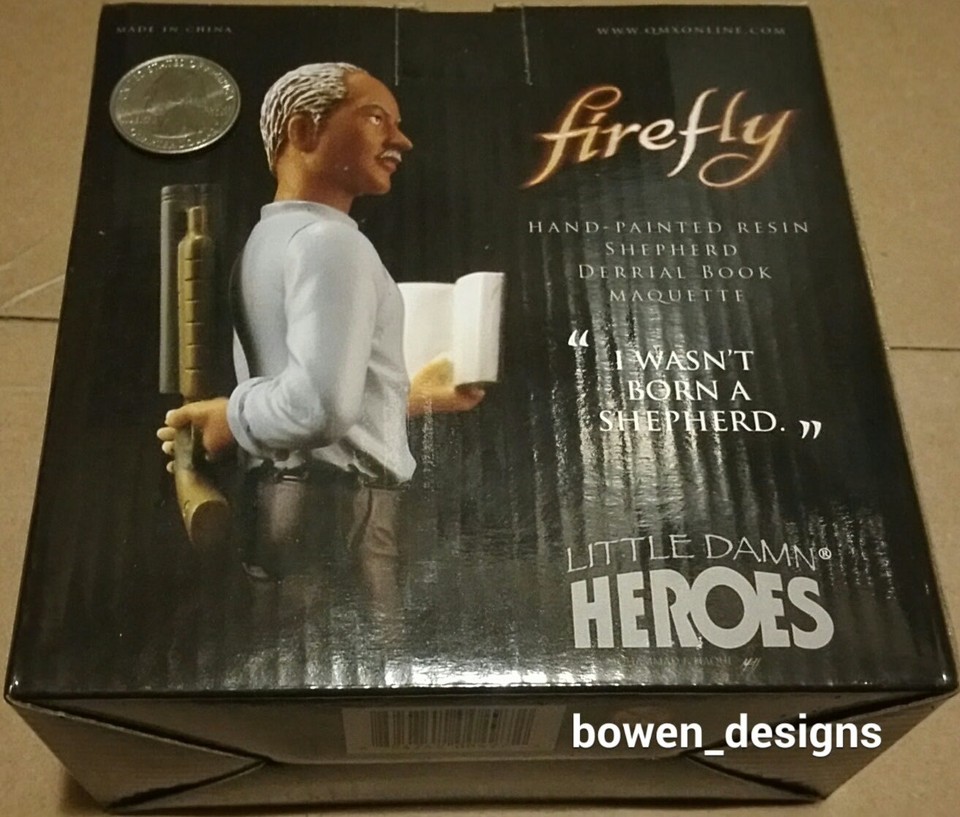 Serenity QMx Firefly Little Damn Heroes SHEPHERD DERRIAL BOOK Maquette ...