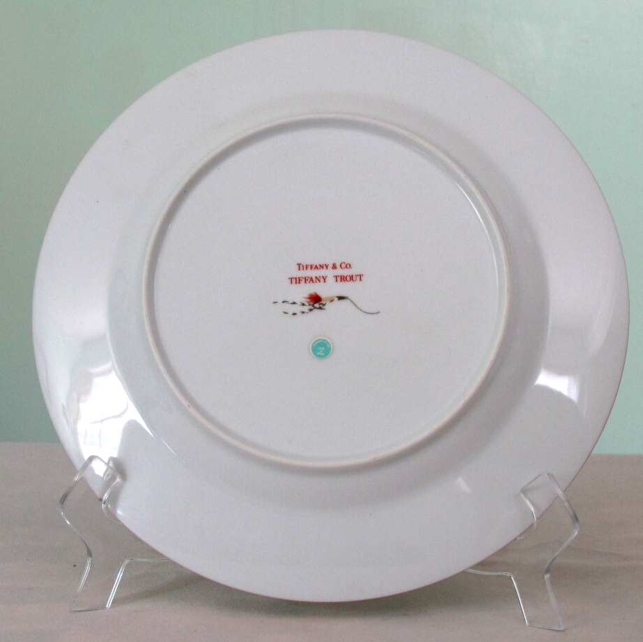 Tiffany Trout Dinner Plate Tiffany & Company 10 7/8" Brook Trout ...