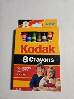 Vintage 8 Pak Kodak Crayons | eBay