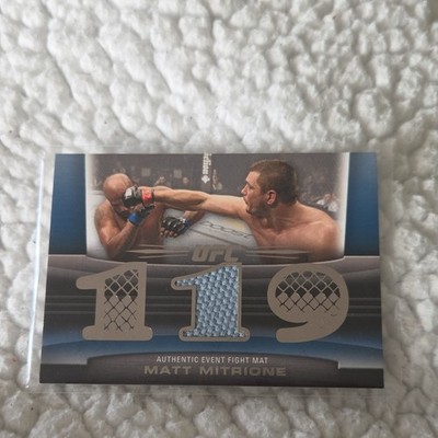 Topps 2011 UFC Title Shot Fight Mat Relic Matt Mitrione UFC 119 FM-MM ...