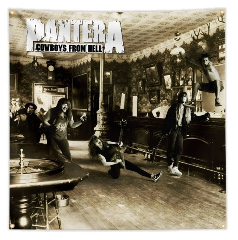 PANTERA 4' X 4' BANNER FLAG COWBOYS FROM HELL | eBay