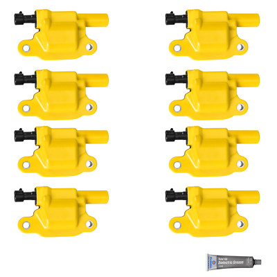 8 Pack Energy Ignition Coil & Grease For Chevrolet 2012 6.0L 5.3L 4.8L ...