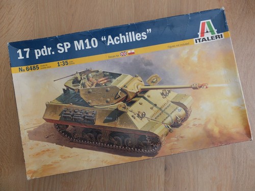 ITALERI 6485 - WWII BRITISH 17 PDR. SP M10 ACHILLES - 1/35 SCALE MODEL ...