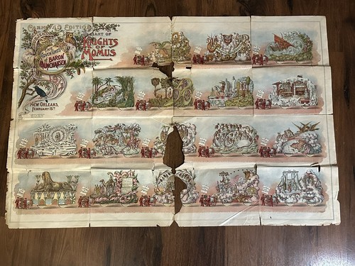 1917 Momus Carnival Bulletin- Mardi Gras Krewe Favor | eBay