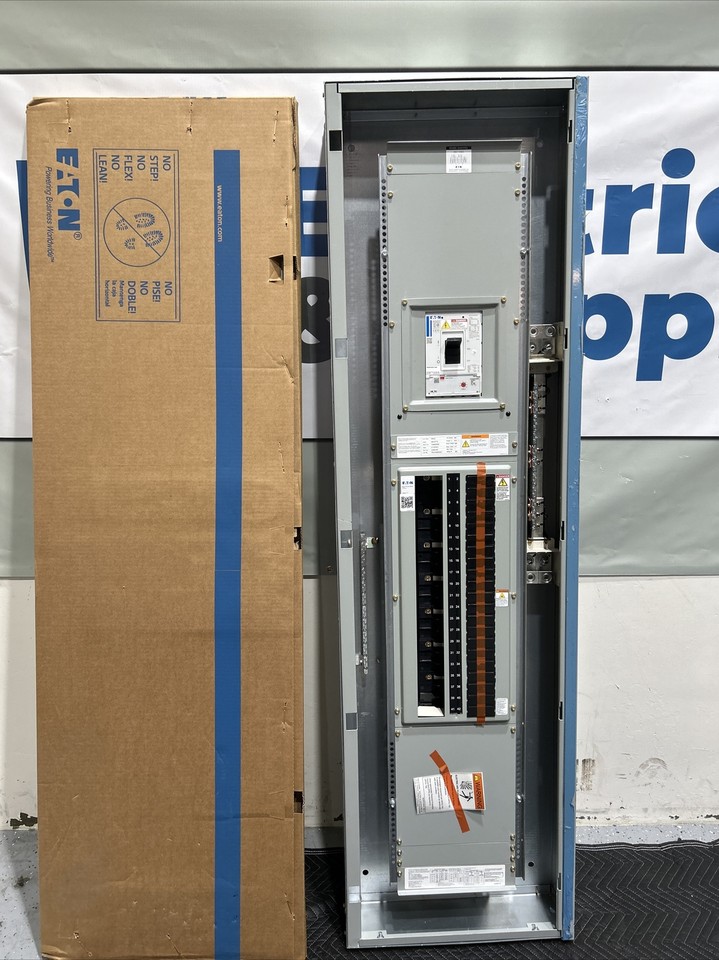 600 amp Panelboard main breaker 600 Amp Eaton 42 Space 3PH 4WIRE COPPER ...