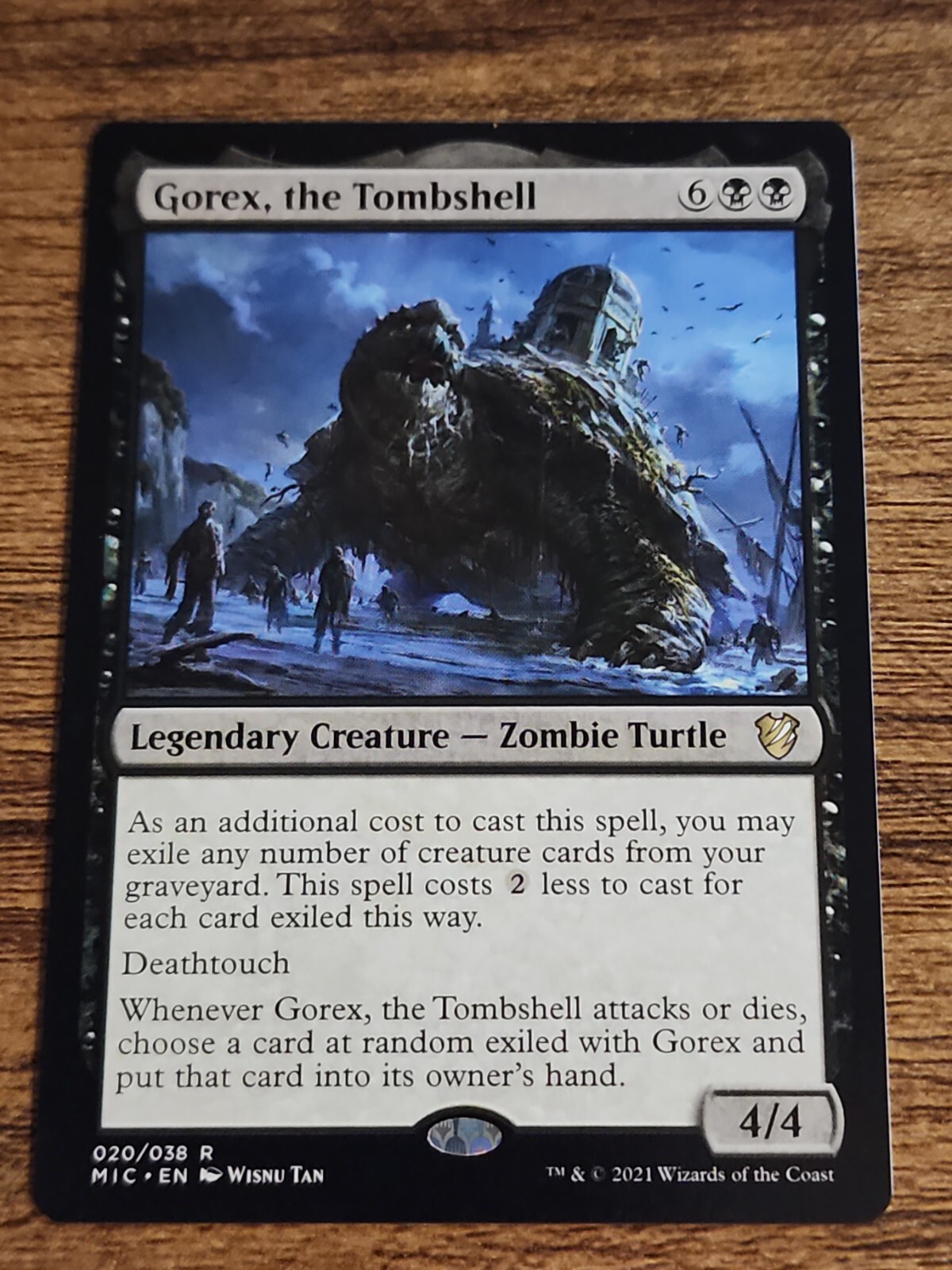 MTG Gorex, the Tombshell Commander: Innistrad: Midnight Hunt 020/038 ...