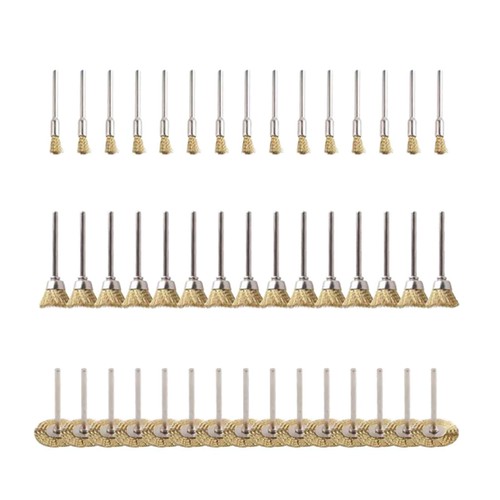 3mm Shank 15*T-Shaped Wire+15*Bowl Type Wire+15*Pin Type Wheel ...