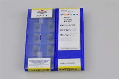 Zccct APMT160408PDER YBG202 Carbide Inserts New 10Pcs/Lot pv | eBay