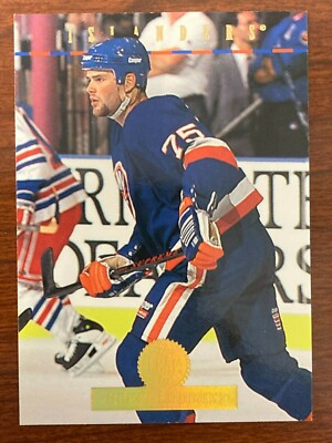 BRETT LINDROS 1994-95 LEAF ROOKIE CARD #445 NEW YORK ISLANDERS | eBay