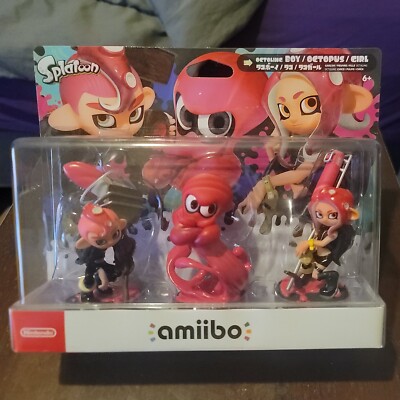 Nintendo Splatoon Series amiibo Figure - Octoling 3 Piece 45496893583| eBay